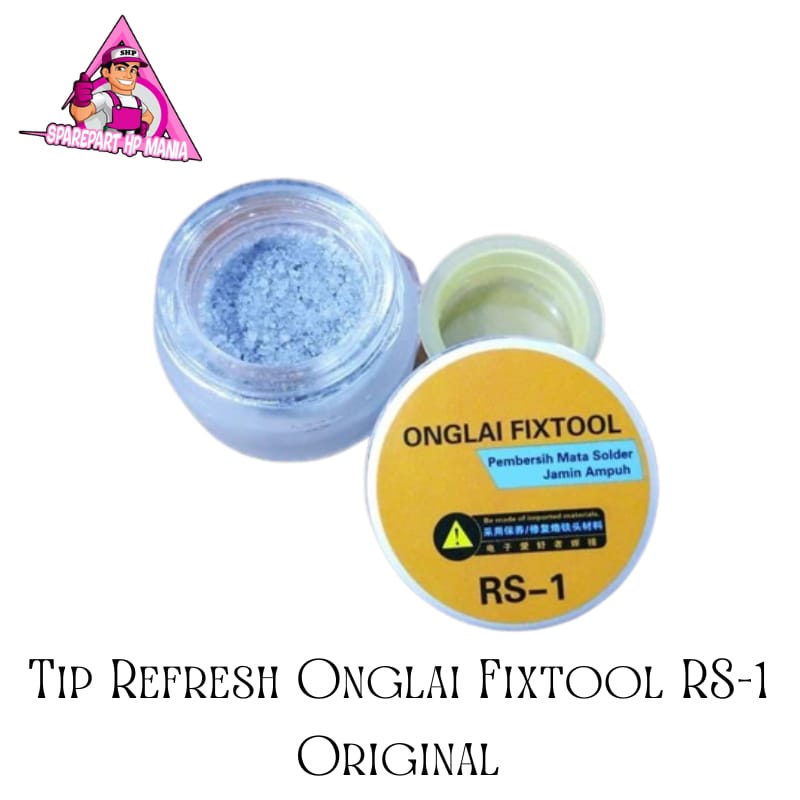 Jual TIP REFRESH ONGLAI FIXTOOL RS-1 PEMBERSIH MATA SOLDER ORIGINAL ...