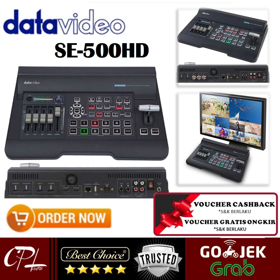 Jual Datavideo SE-500HD 1920 x 1080 4-Channel HDMI Video Switcher ...