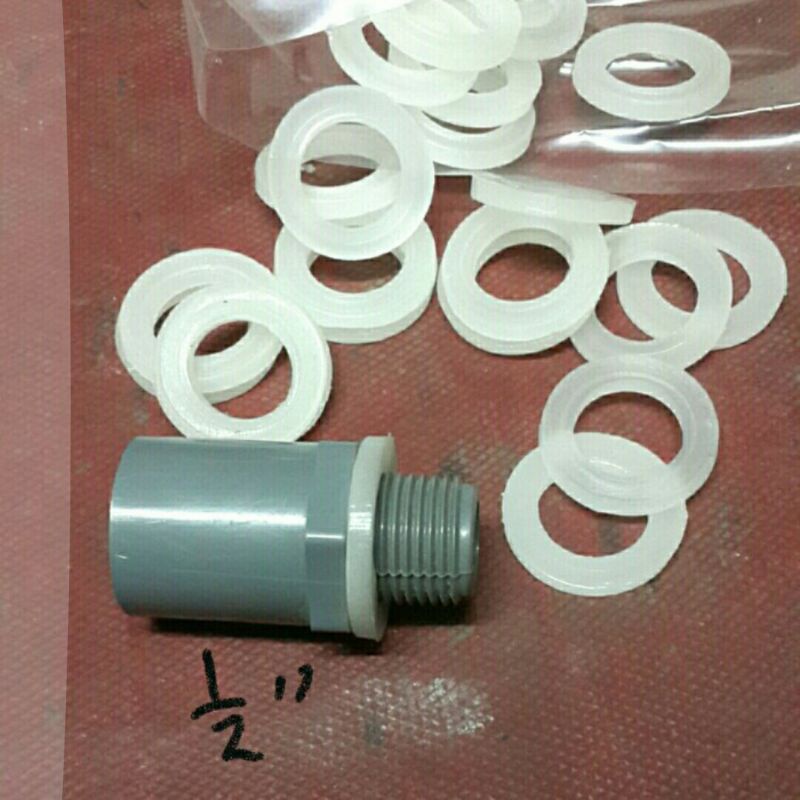 Jual ring karet 3/4" inch//KARET SOKET DRAT LUAR 1/2" INCH (karet ...