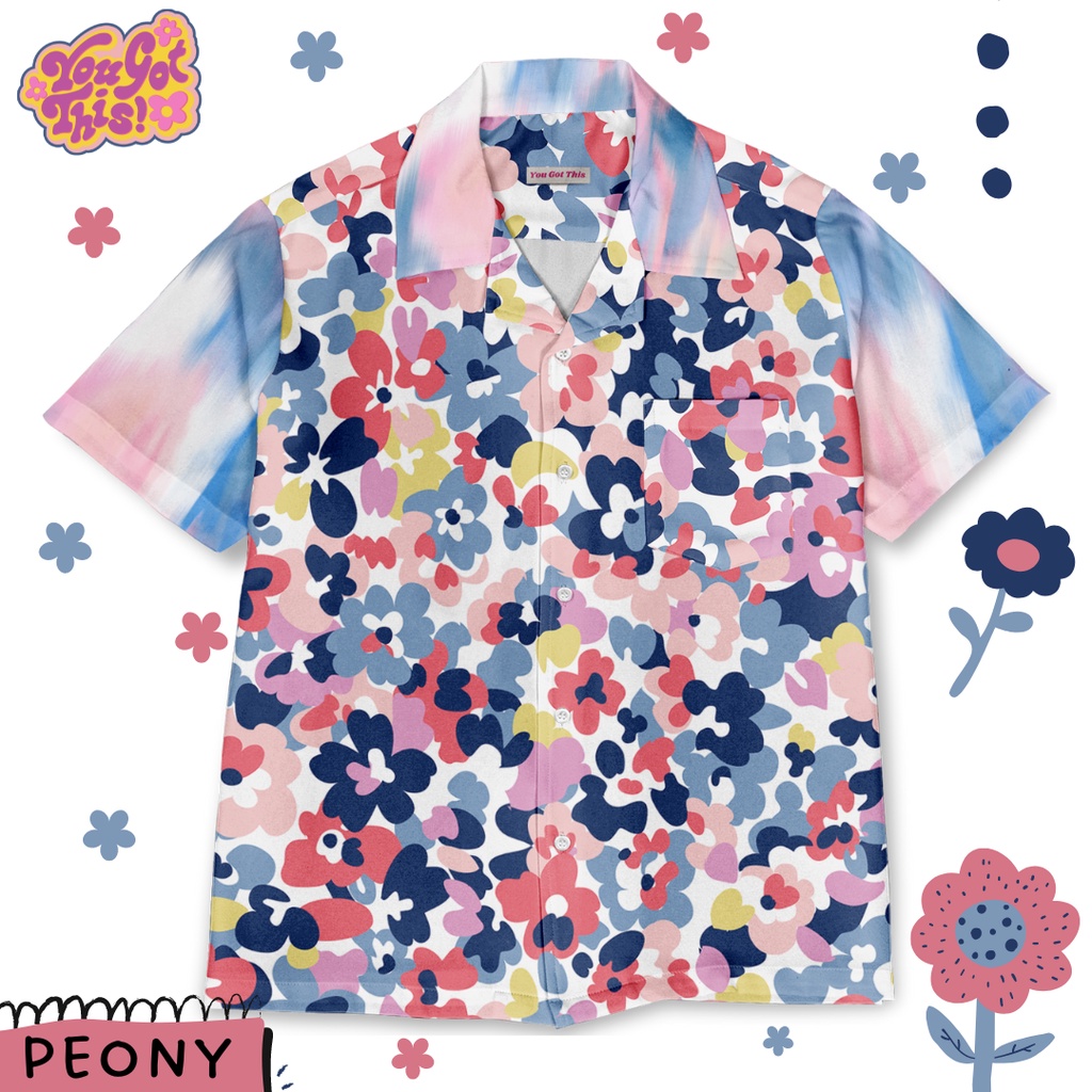 Jual YGT OFFICIAL - Baju Kemeja Fullprint Jumbo Oversize You Got This ...