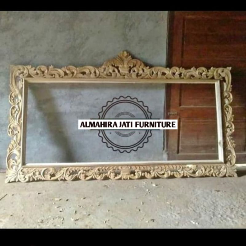 Jual Figura cermin kaca jati ukir jepara - Figura kaca panjang | Shopee ...
