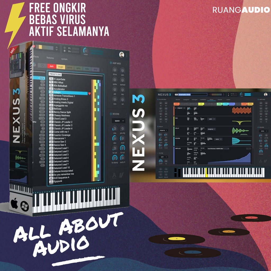 Jual reFX Nexus 5.3.14 / Nexus 4 / nexus 3 Core Library 5-11 GB Lifetime ( Full Activated ...