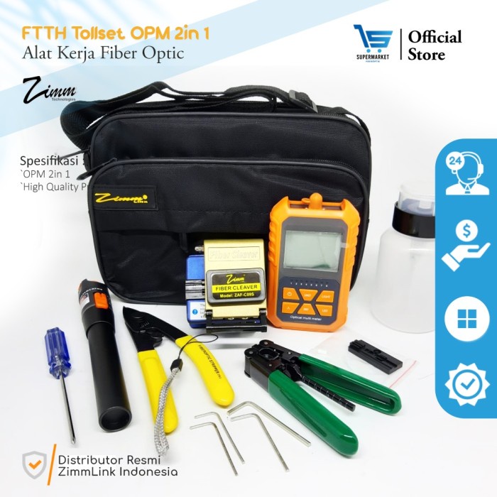 Jual Produk Terbaru Tg856 Ftth Tools Set Fiber Optik Paket Alat Kerja ...
