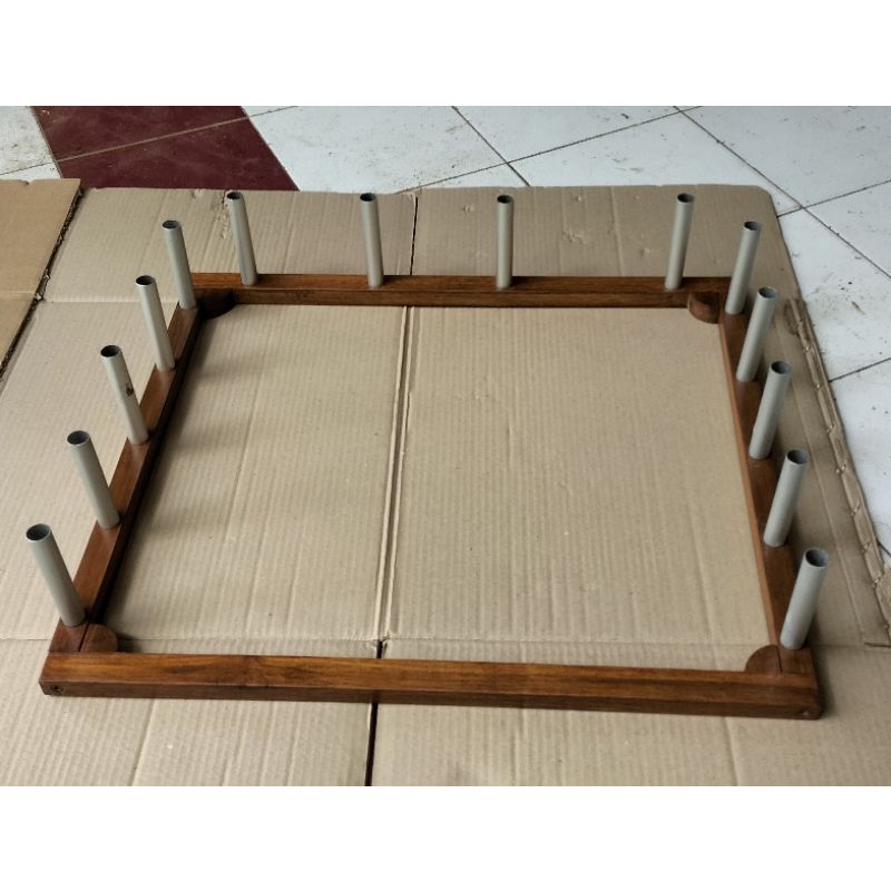 Jual warping board, papan lungsi, alat pemintal lungsi | Shopee Indonesia