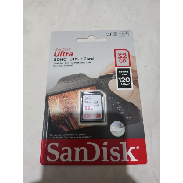 Jual Memory Card Sandisk Original 32gb For Kamera Canon Nikon Sony ...