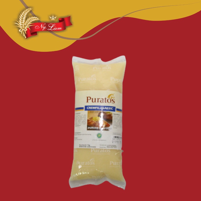 Jual PURATOS Creamfill Classic Durian / Isian Kue Rasa Durian 1 kg ...