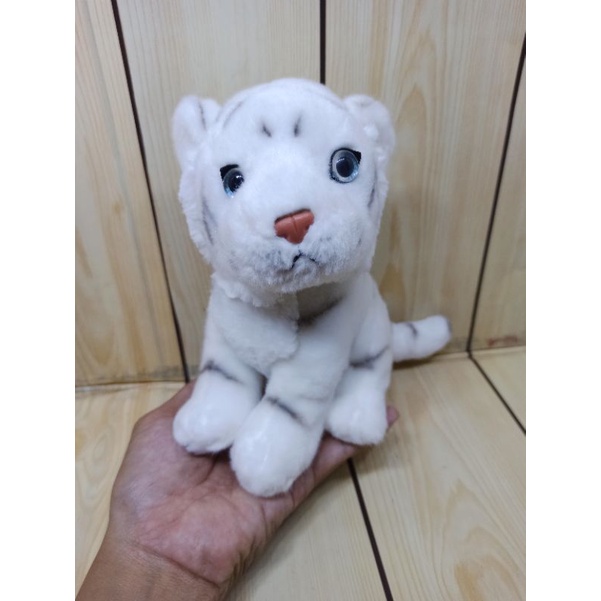 Jual boneka singa macan putih white tiger original singapore zoo ...