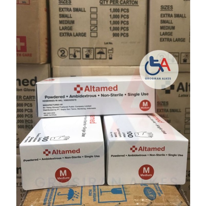 Jual handscoon safegloveI sarung tangan latex safegloves size lengkap ...