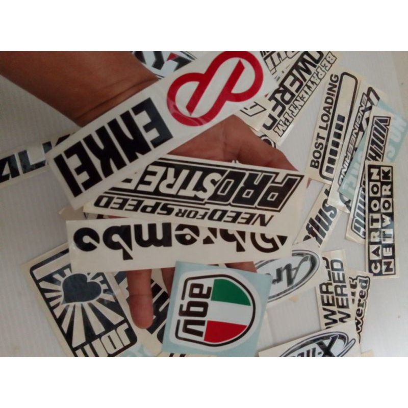 Jual STIKER CUSTOM LOGO HELM BRAND STIKER CUSTOM | Shopee Indonesia