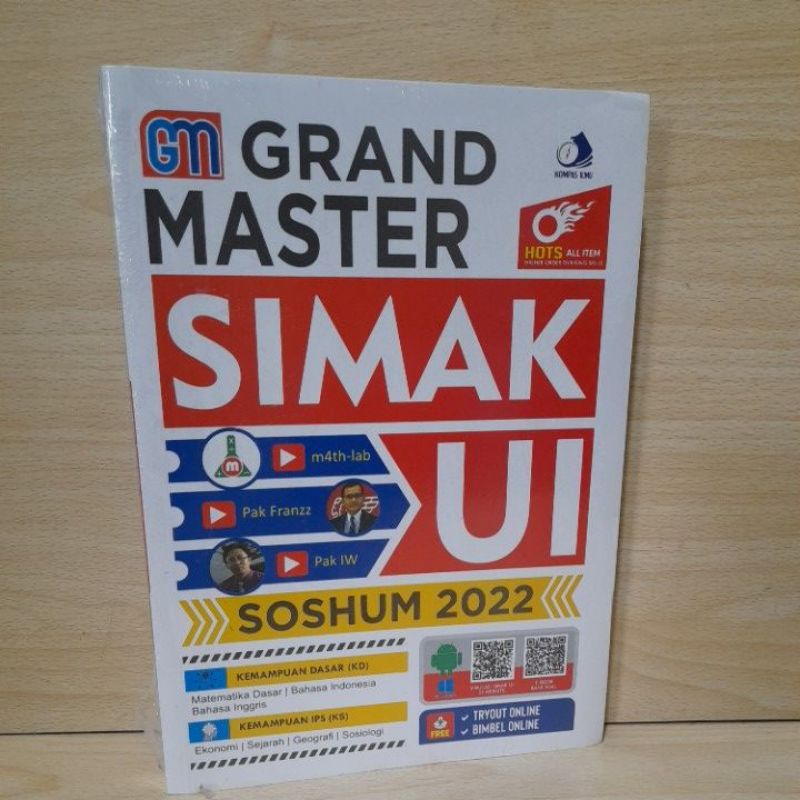 Jual GRAND MASTER SIMAK UI SOSHUM 2022. | Shopee Indonesia