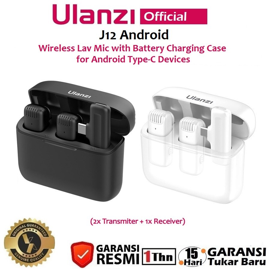 Jual Ulanzi J12 Android Wireless Microphone for Android Type-C Devices ...