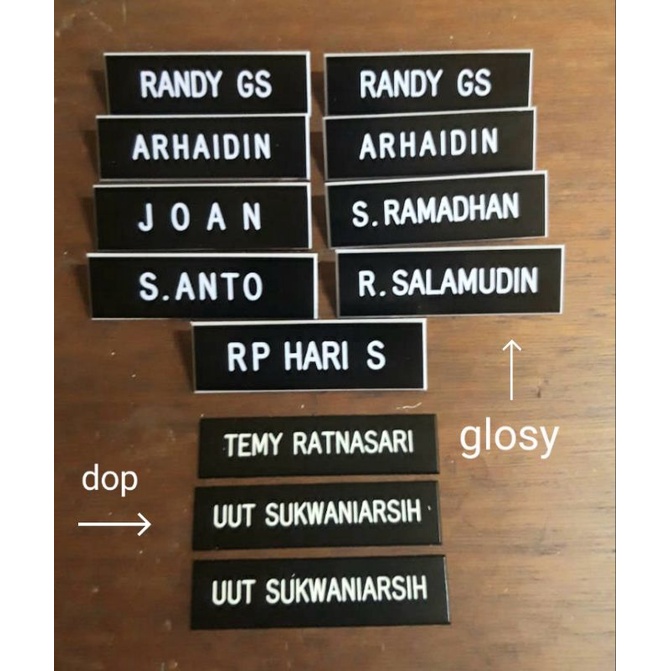 Jual NAMA GRAFIR AKRILIK DAN PIN KORPRI | Shopee Indonesia