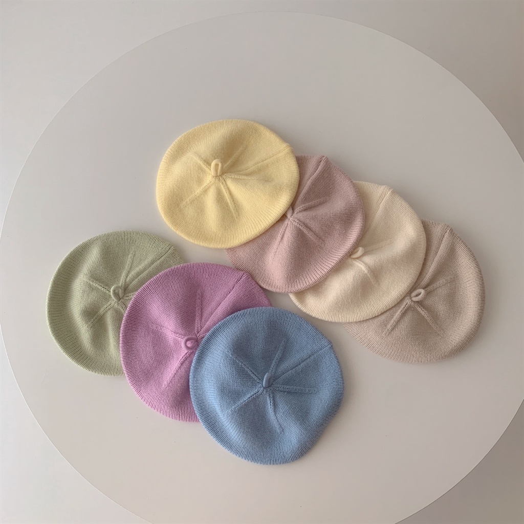 Jual MINICUTE x naughtybebe - Topi Beret Anak Style Korea / Baby Beret ...