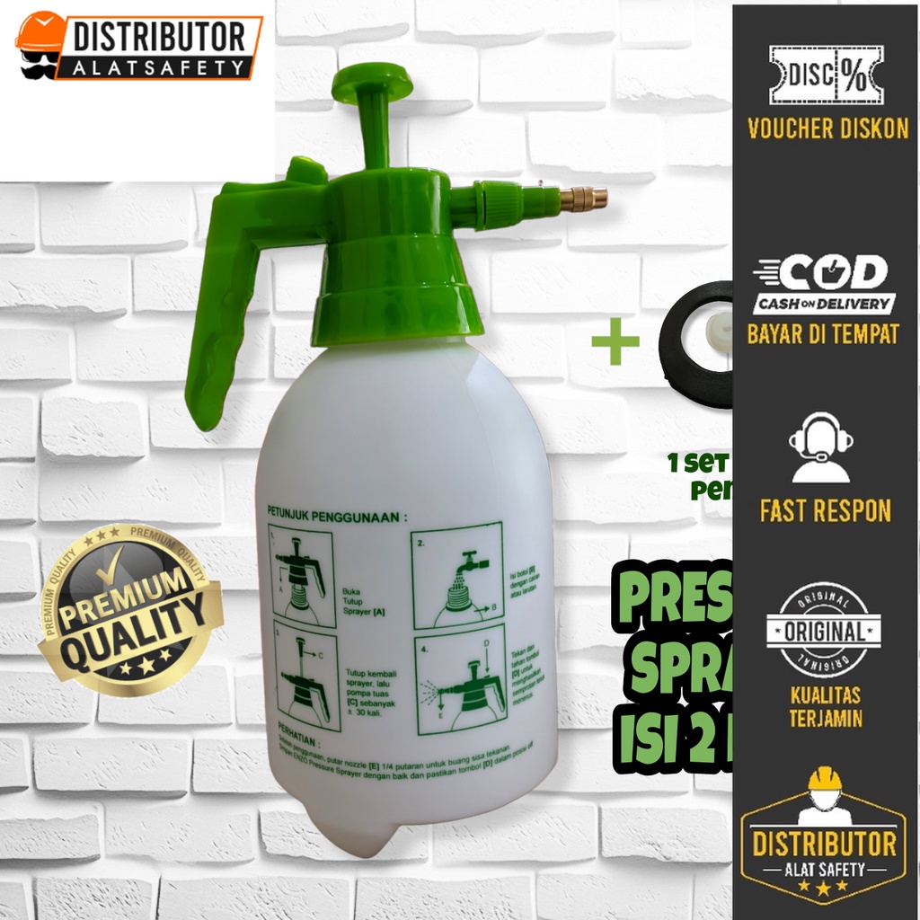 Jual Alat Penyemprot Tanaman ENZO 2 Liter - Semprotan Kocok Pressure ...