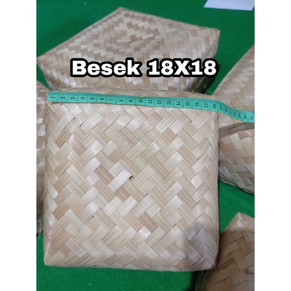 Jual [ Halodul ] Besek 18X18 Besek Genduri Besek Bambu | besek bambu ...