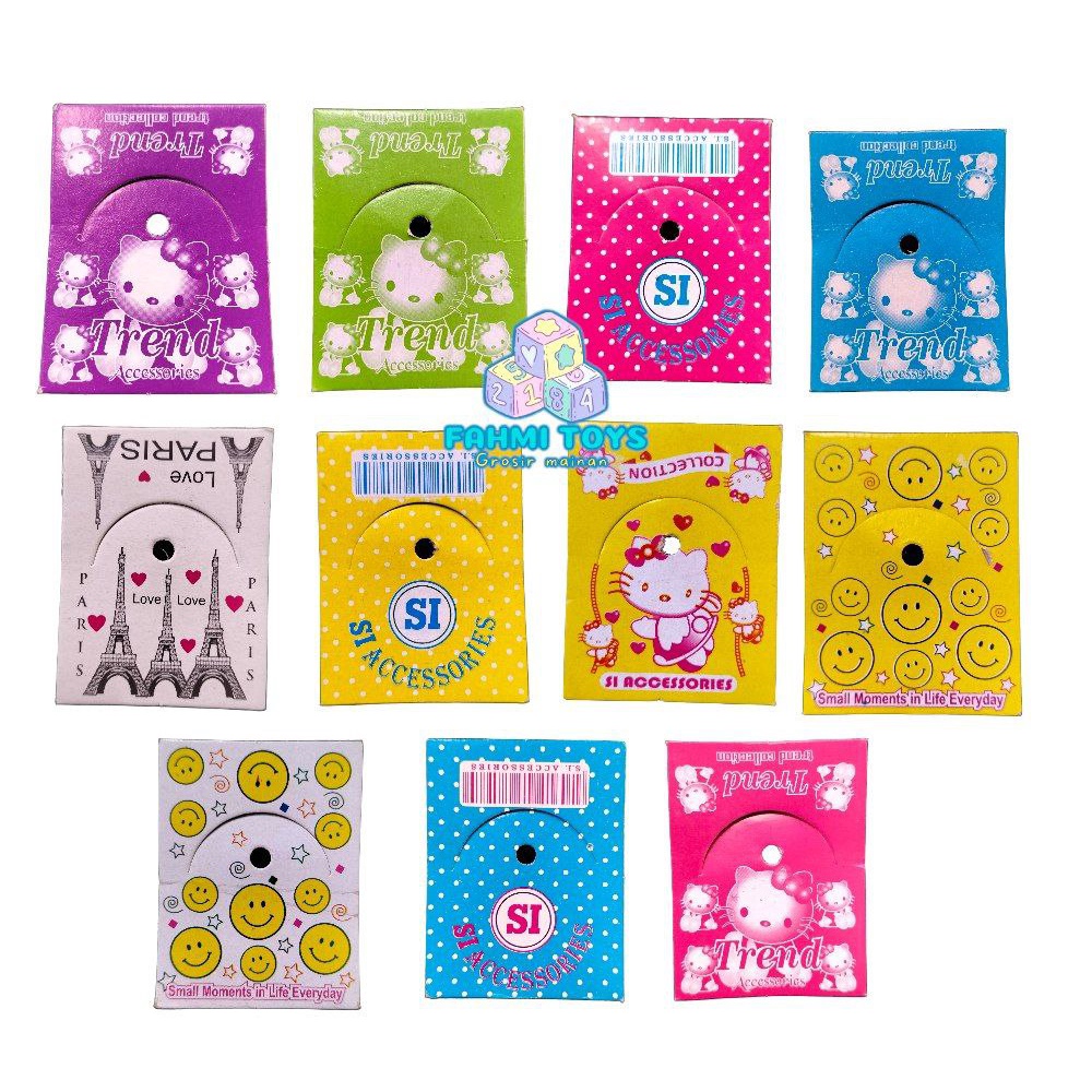 Jual 3ikat*144pcs(432pcs) LABEL KERTAS AKSESORIES / LABEL MAINAN / HANG ...