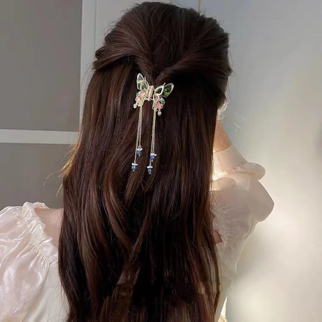 Jual Town Shell - west butterfly korean hair claw pom / jepitan rambut ...