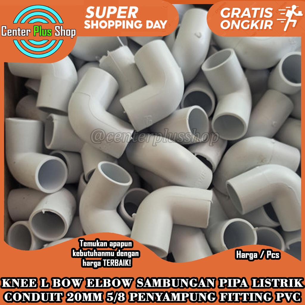 Jual KENI 5/8 20MM KNEE PIPA LISTRIK 20 MM ELBOW L BO BOW AW SAMBUNGAN ...