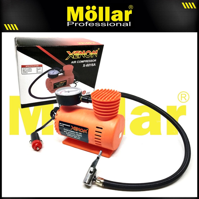 Jual Udara Xenon X-6016A Kompresor Pompa Angin Mini - Dc 12V Mini Air ...