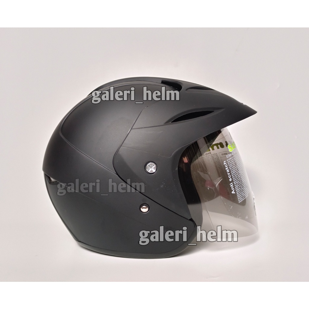 Jual HELM HIU NICO SOLID |HALF FACE SNI MURAH | Shopee Indonesia