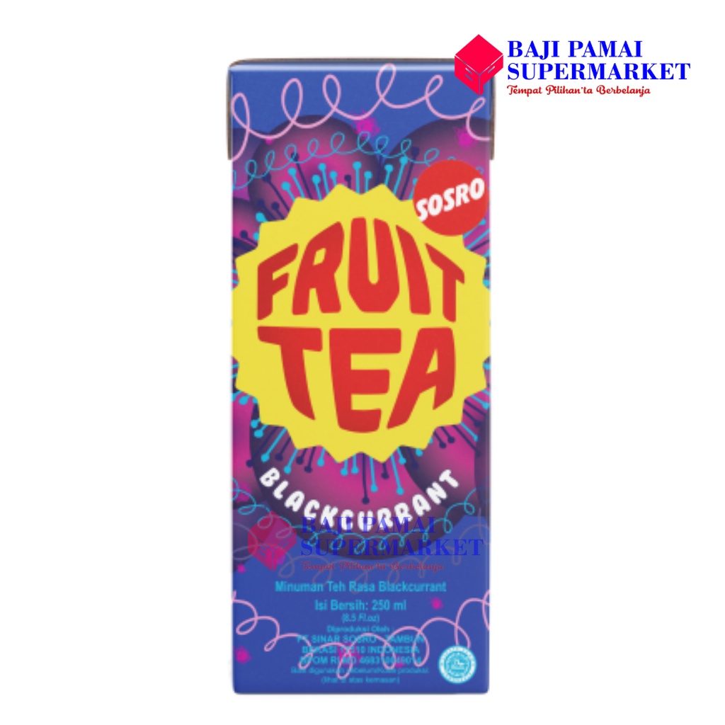 Jual Sosro Friut Tea Blackcurrant 250ml | Shopee Indonesia