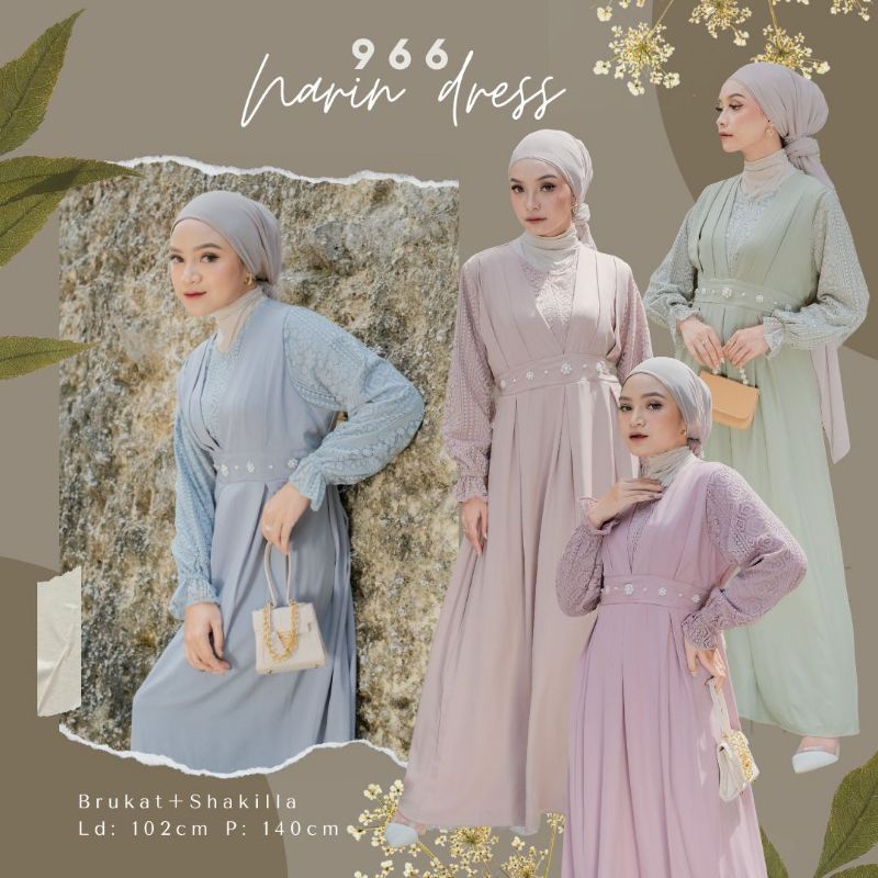 Jual Gamis Rabbani Terbaru 2023 Zaina Dress Baju Lebaran Brukat Tile ...