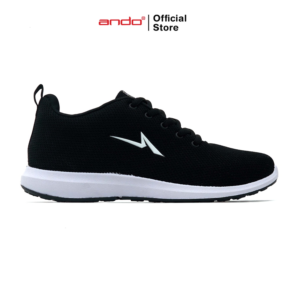 Jual Ando Official Sepatu Sneakers Sip 21 Pria Dewasa - Hitam/Putih ...