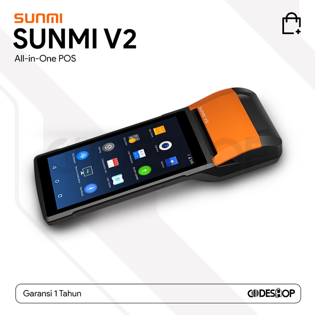 Jual Android POS All In One SUNMI-V2 Mesin Kasir Android POS System WIFI 4G | Shopee Indonesia