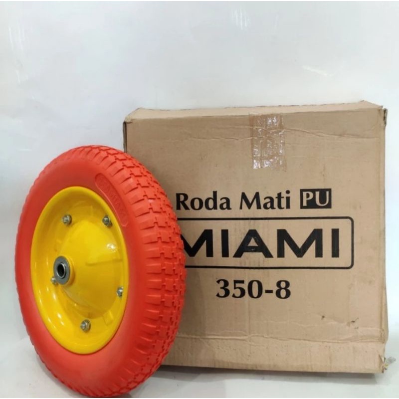 Jual Roda Gerobak Pasir ( mati ) 350 - 8 350-8 Miami PU 13 inci ...
