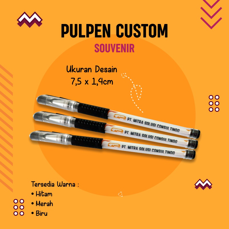 Jual PULPEN CUSTOM / PULPEN SOUVENIR CUSTOM / PULPEN PROMOSI / PARTAI ...