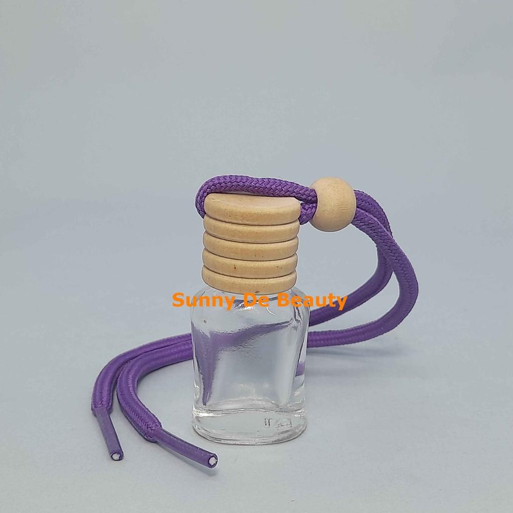Jual Botol Parfum Gantung 4 Ml Tabung Tutup Kayu Bulat / Botol Kaca ...
