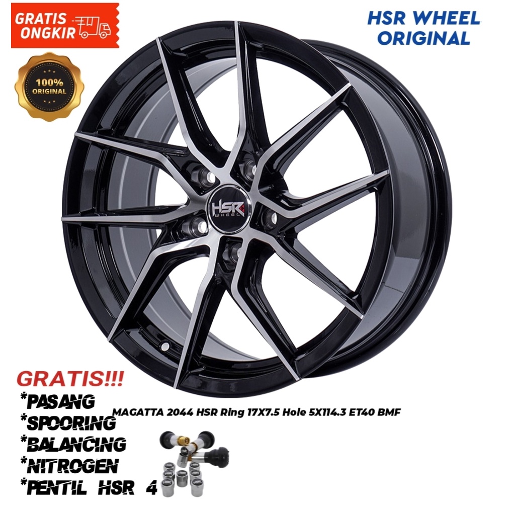 Jual Velg hsr wheel magatta untuk innova,ertiga,Xover,civic dll ring 17 | Shopee Indonesia