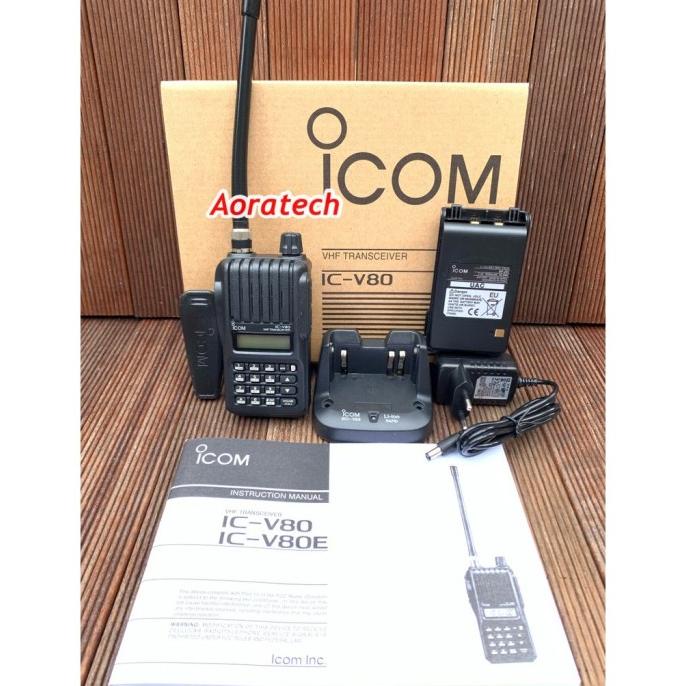 Jual RADIO HT Icom v80 V 80 ICV80 IC-V80 Lithium VHF handy talky V80E ...