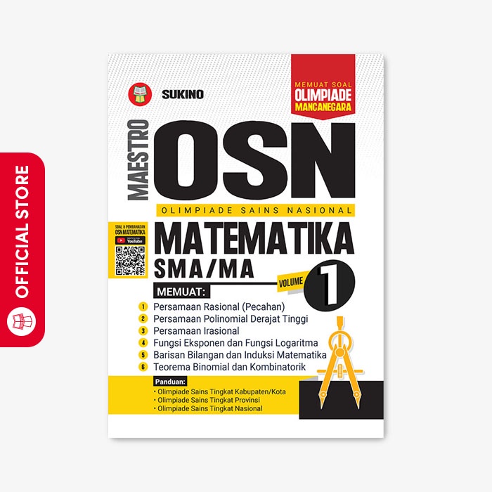 Jual Yrama Widya - Buku Maestro OSN Matematika SMA/MA Volume 1 | Shopee Indonesia