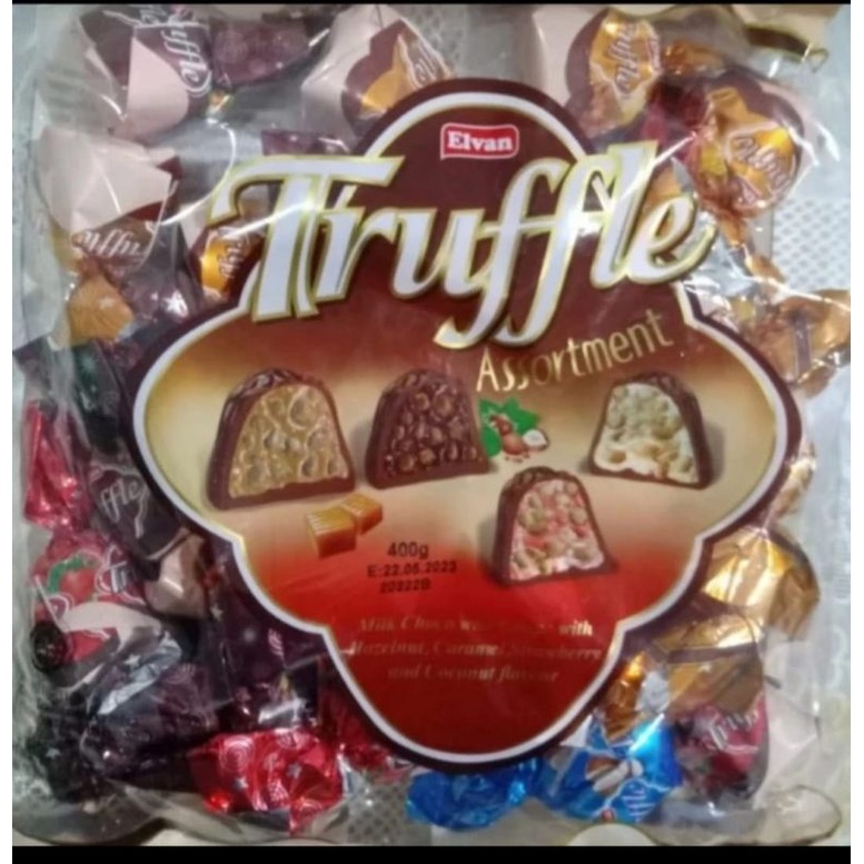 Jual PERMEN COKELAT TURKEY | ELVAN TRUFFLE CHOCOLATE TURKEY 400 gr ...
