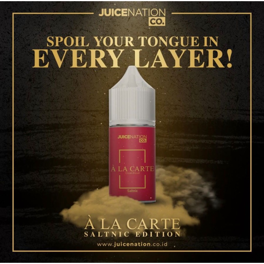 Jual Liquid A la Carte Biscuit Salt Nic 30MG 30ML / Ala Carte Biscuits ...