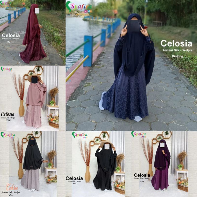 Jual Celosia Armani silk by syafira kids | Shopee Indonesia