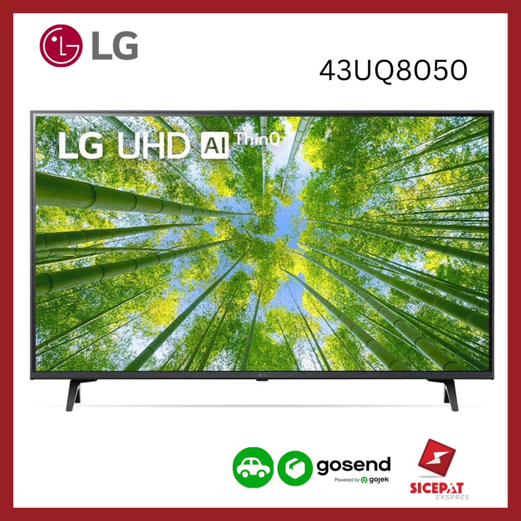 Jual LG LED TV 43 inchi 43UQ8050 UHD Smart TV 4K MAGIC REMOTE | Shopee ...