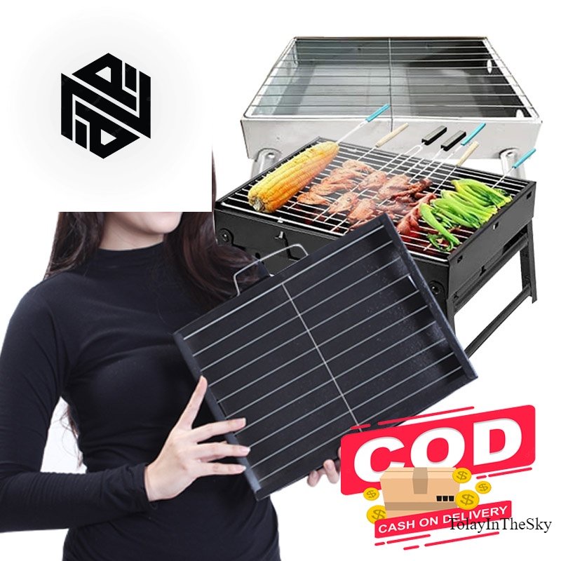 Jual [ COD ] Alat Panggang Barbeque Grill Portable Roekre / Panggangan ...