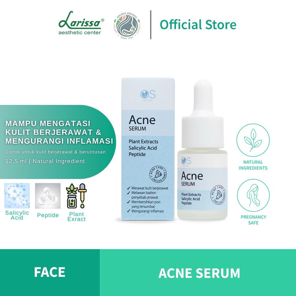 Jual Larissa Acne Serum - Serum Wajah Untuk Mengatasi Jerawat dan ...