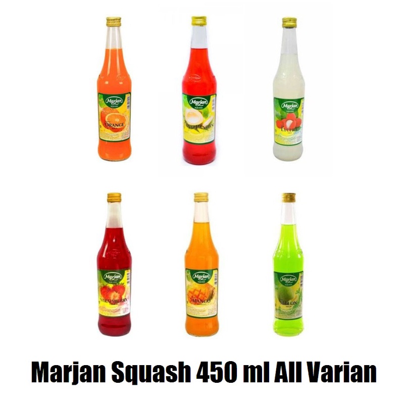 Jual PROMO SIRUP MARJAN SQUASH 450ML | Shopee Indonesia