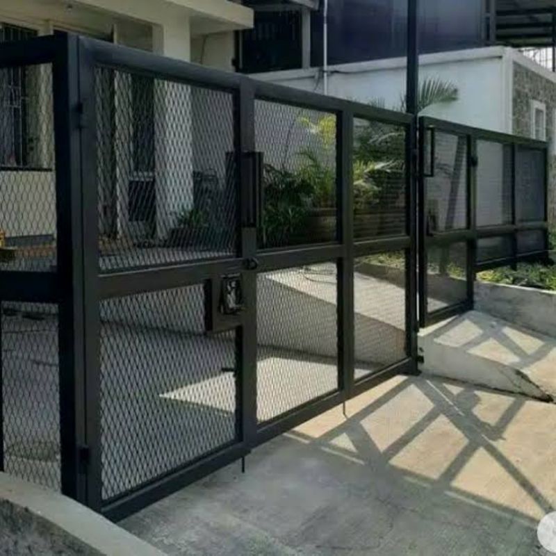 Jual pager besi plat expanded ( plat bolong) | Shopee Indonesia