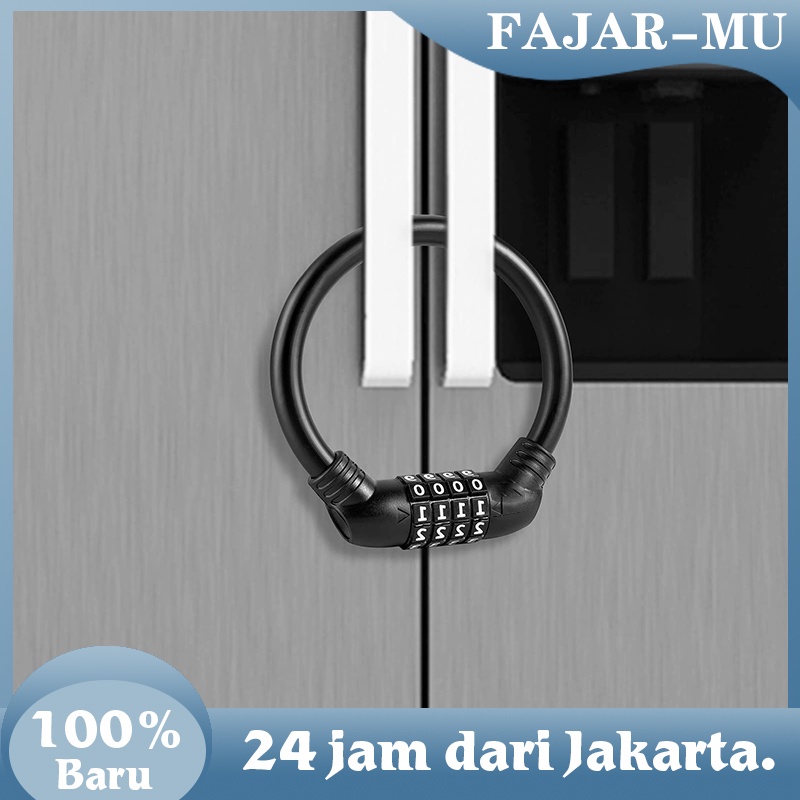 Jual Kunci Gembok Sepeda Password Lock Anti Maling Kunci Kombinasi ...
