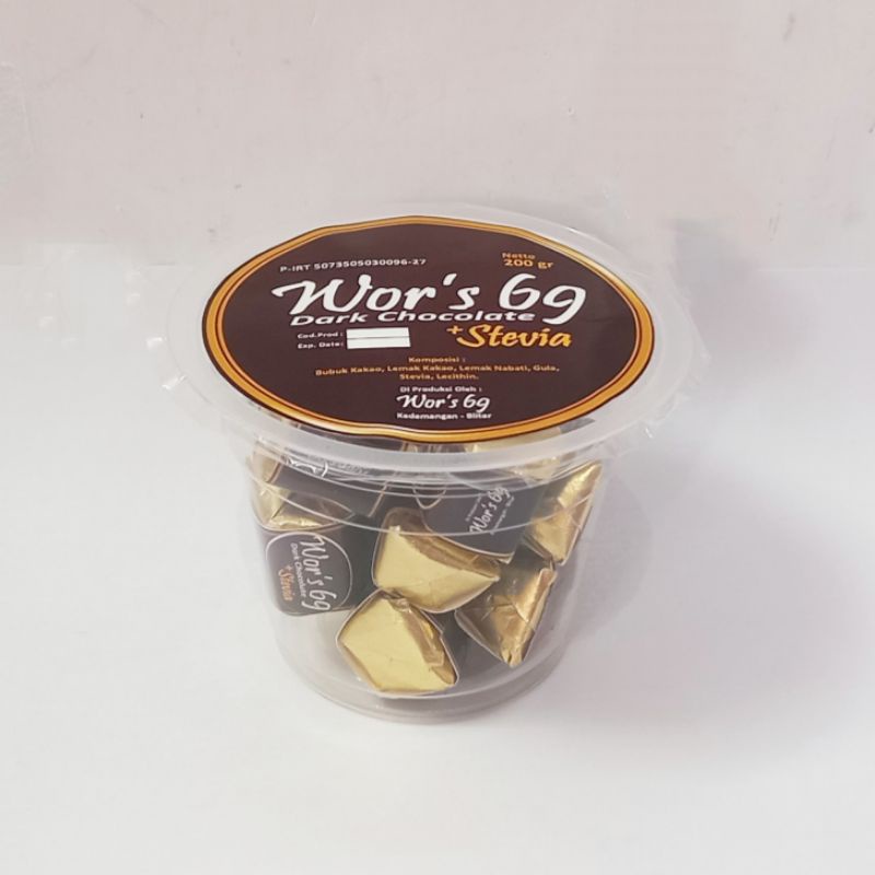 Jual Coklat Dark Premium 8 Gram ( 14 pcs Dlm Cup ) | Shopee Indonesia
