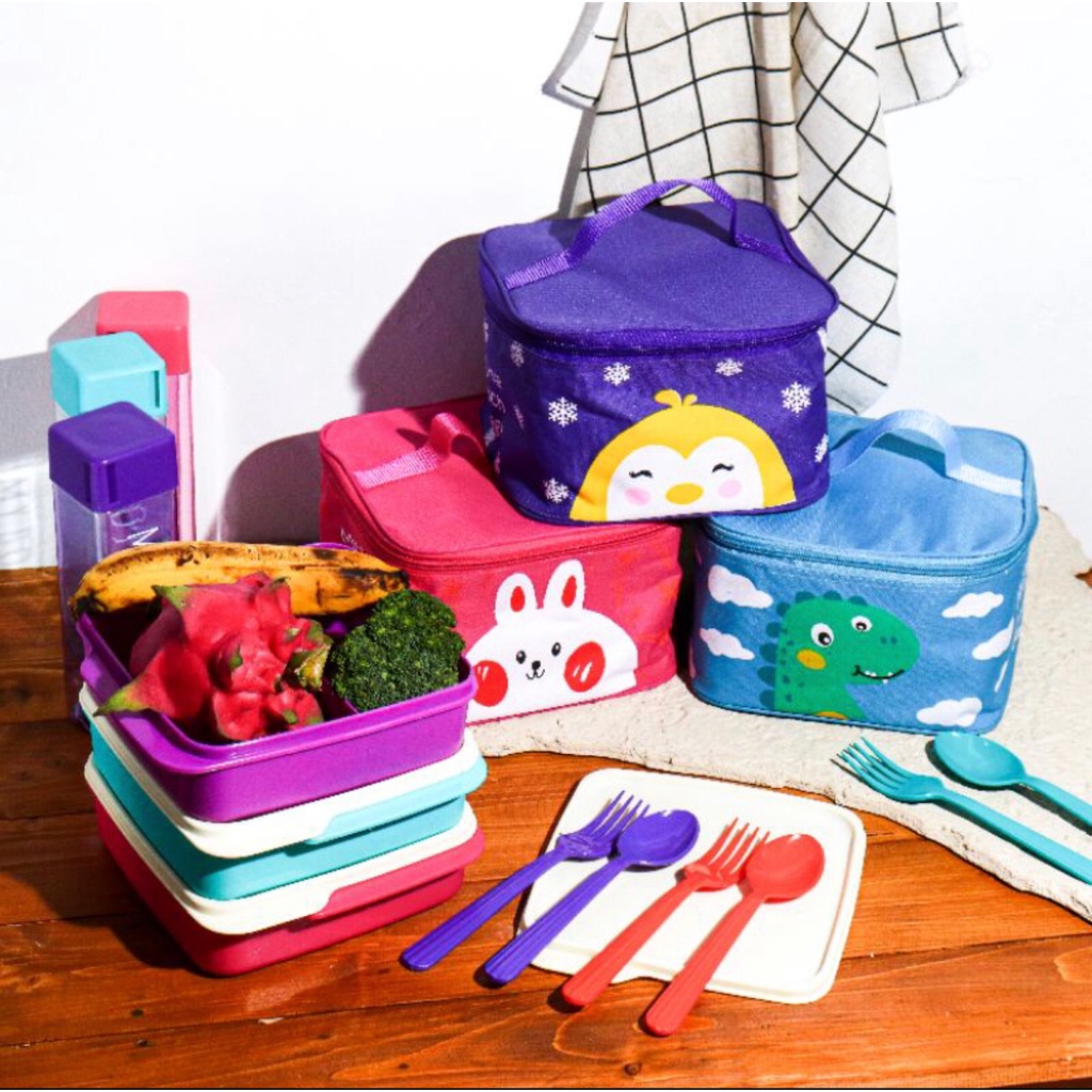 Jual KOTAK MAKAN ANAK LUNCH BOX SET | Shopee Indonesia