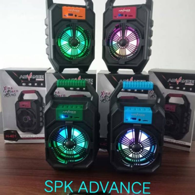 Jual Speaker Advance Portable H401 H 401 Bluetooth Speaker Bass I 100% ...