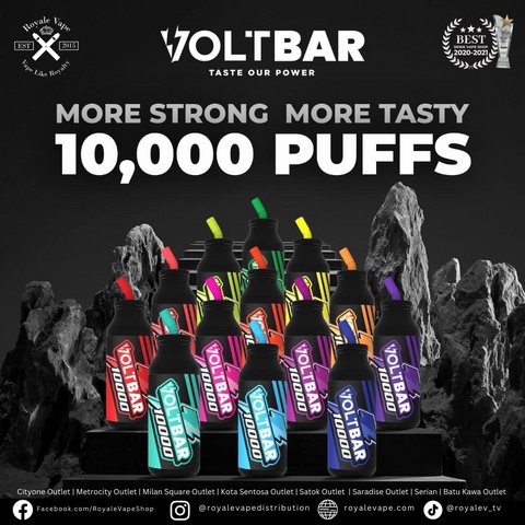 Jual VOLTBAR 10.000 Puffs VOLT BAR POD Disposable POD Fruit Series ...