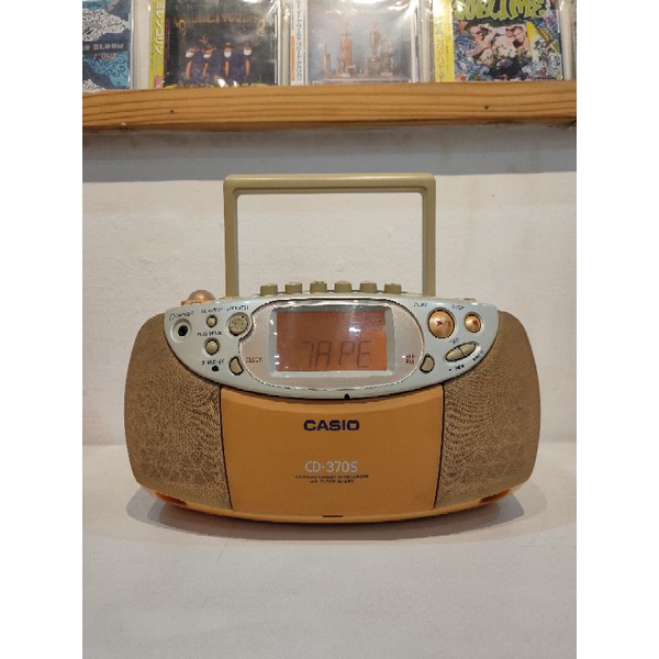Jual Mini Boombox CASIO CD-370S / Kaset Radio Tape deck compo Walkman ...