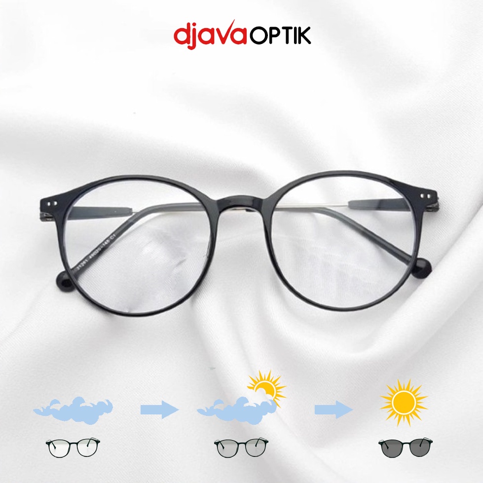 Jual DJAVA OPTIK - Frame Aluna - Kacamata Korea Oval Plastik Lentur Hijab | Shopee Indonesia
