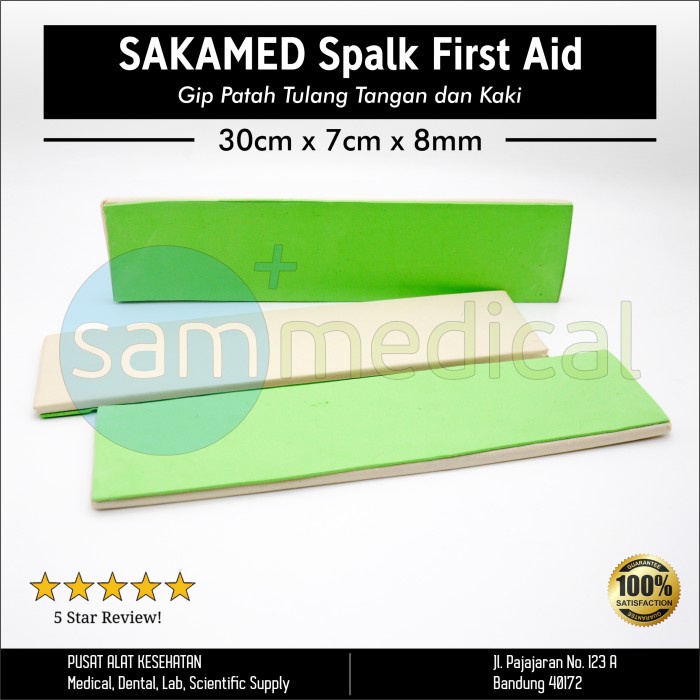 Jual SAKAMED Spalk First Aid / Gip Patah Tulang Tangan dan Kaki PER PCS ...